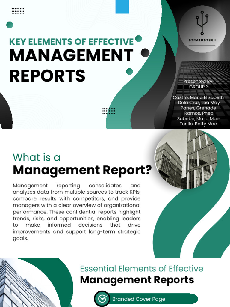 Effective Management Reports Guide | PDF | Performance Indicator ...