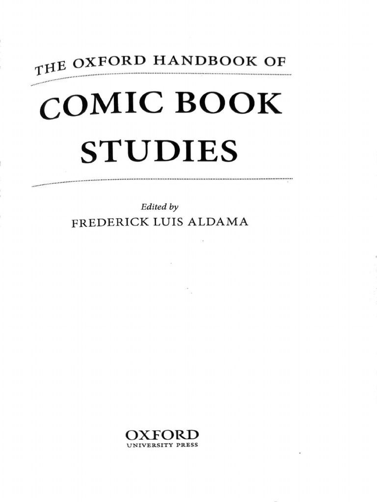 Comic Book Studies: An Overview | PDF