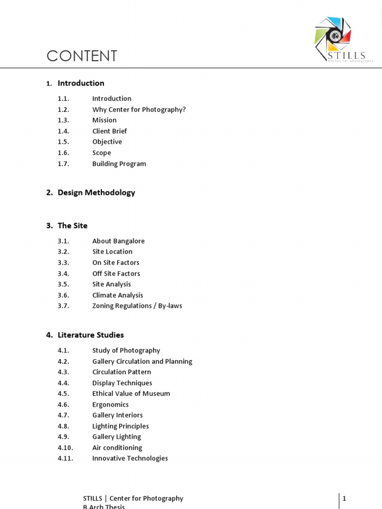 (Report) Center For Photography | Download Free PDF | Thesis | Design