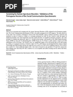 Social Communication Questionnaire (SCQ) | PDF | Autism Spectrum ...