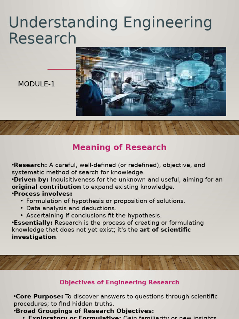 Engineering Research Fundamentals Guide | PDF | Motivation | Motivational