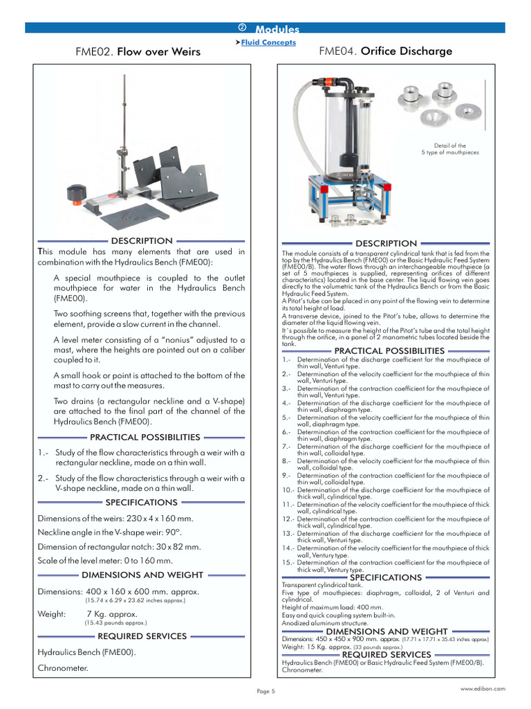 Flow Measurement Modules Overview | PDF | Discharge (Hydrology ...