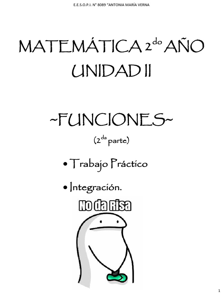 Unidad 2 - Funciones - 2da Parte | PDF