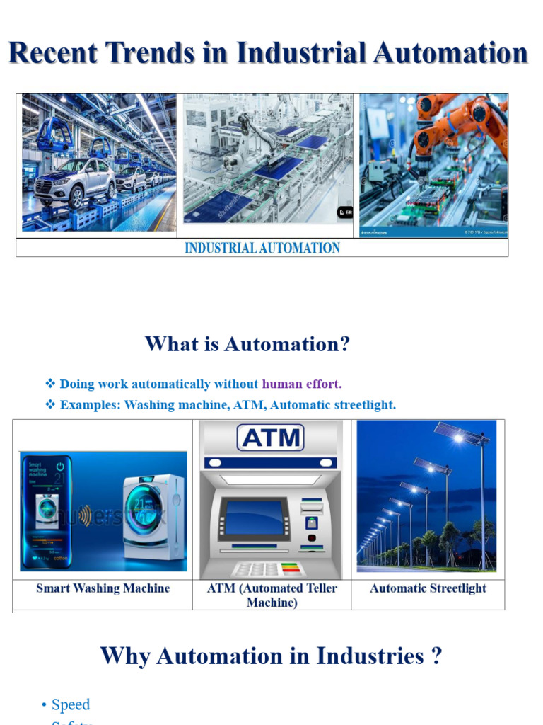 Trends in Industrial Automation | PDF | Electric Motor | Robot