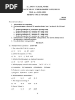 Assertion and Reasoning Questions Class 6 | PDF | Ratio | Mathematical Concepts