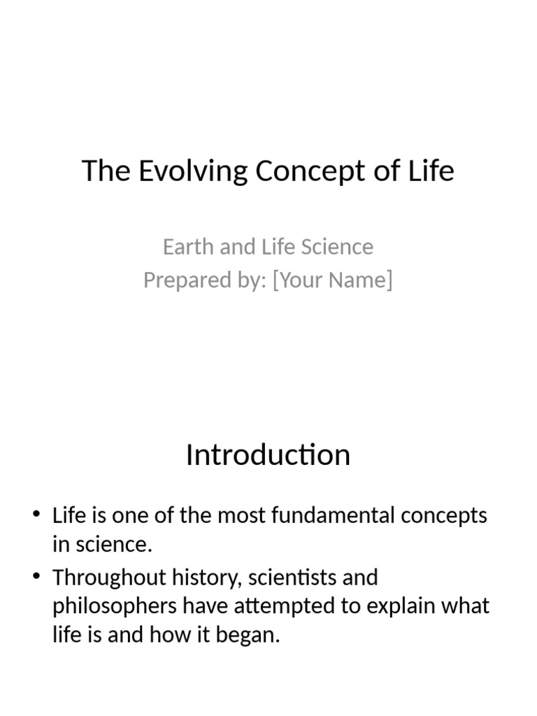 Evolution of Life: Historical Insights | PDF