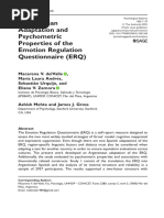 ERQ-S Questionnaire and Scoring Instructions 2024 11 | PDF | Emotional ...