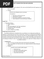 Class 9th Descriptive Paragraph Worksheet | PDF