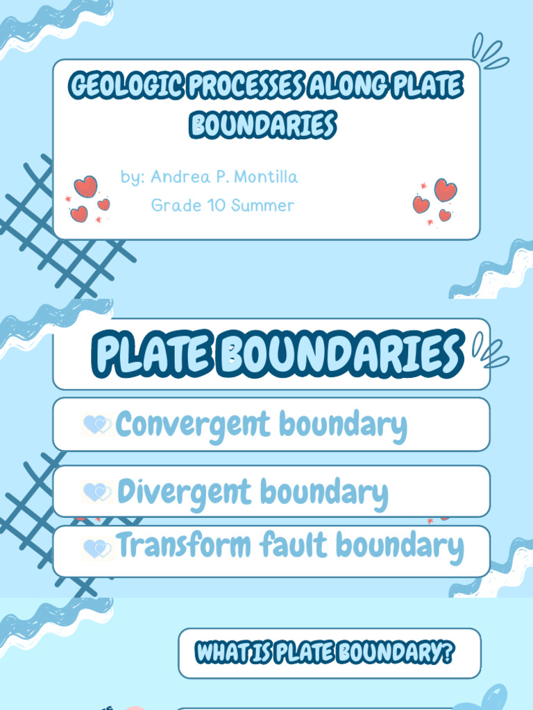 GEOLOGIC PROCESSES | PDF | Plate Tectonics | Volcano