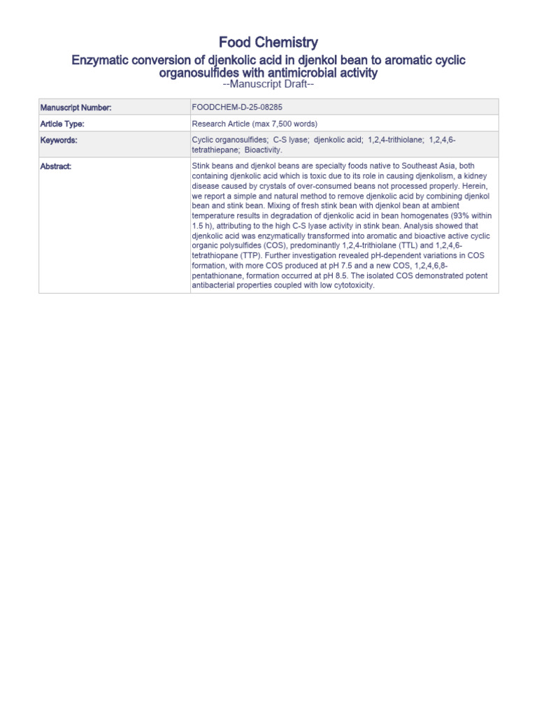 Food Chemical Componants | PDF | High Performance Liquid Chromatography ...