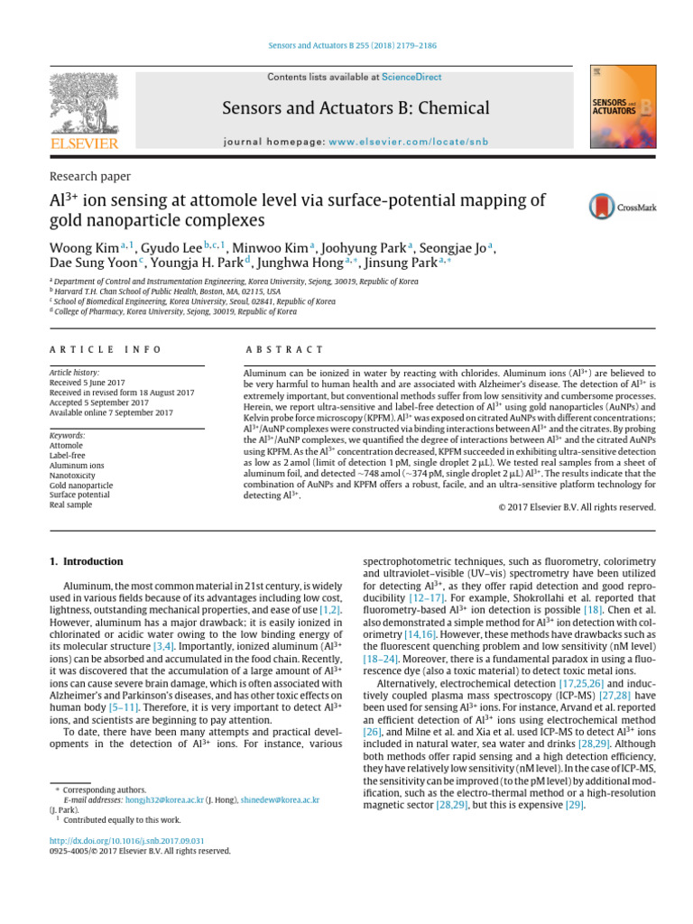 Via Surface-Potential Mapping of Gold Nanoparticle Complexes | PDF ...