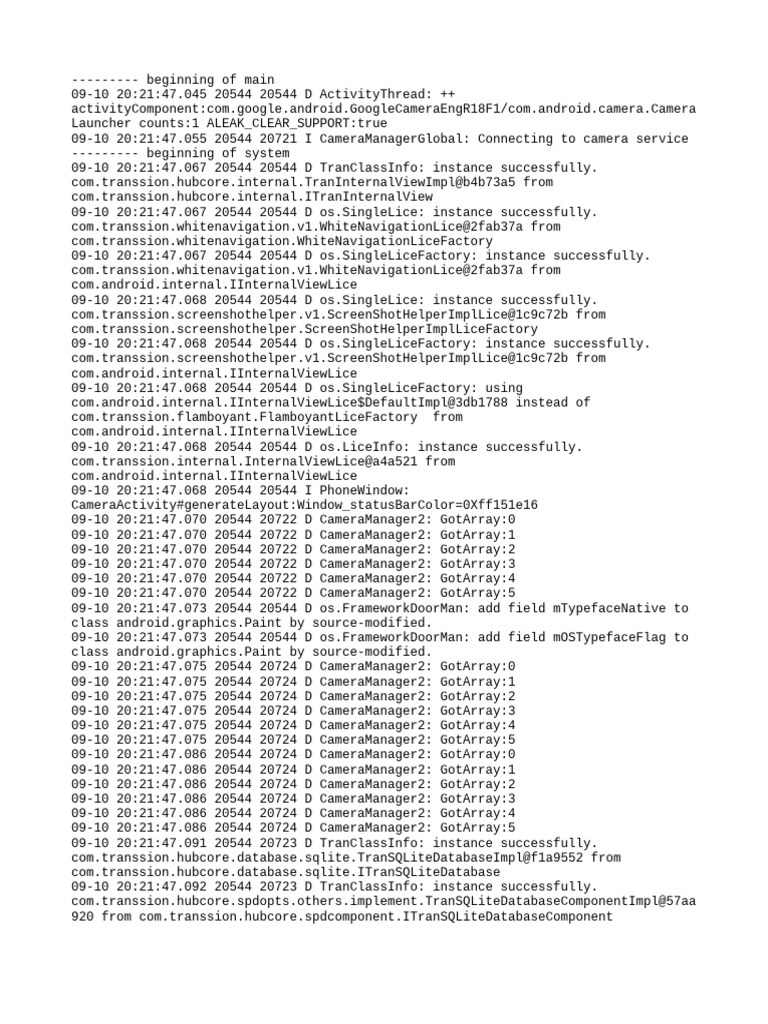 Logcat 1757510506991 | PDF | Operating System Families | System Software