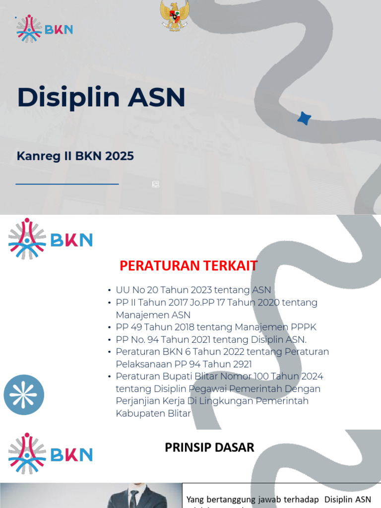 Disiplin ASN: Aturan dan Sanksi 2025 | PDF