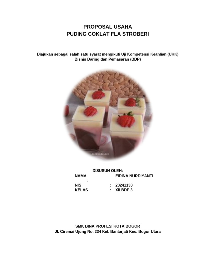Cover Proposal Usaha | PDF