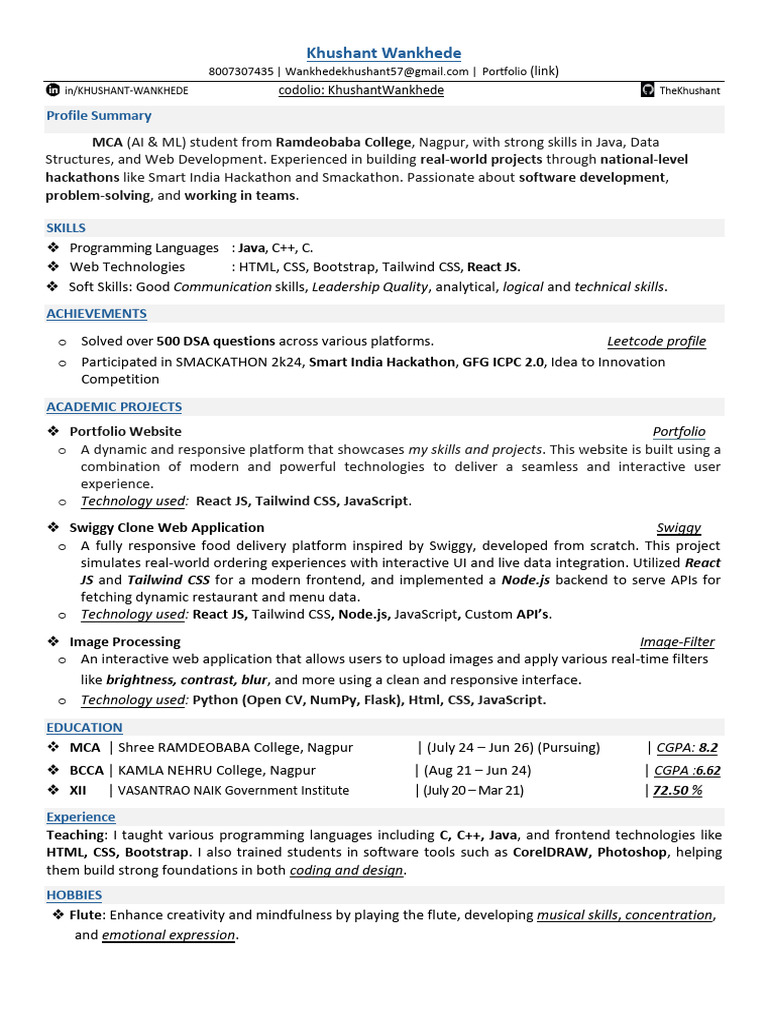 Khushant | PDF | Java Script | Web Development