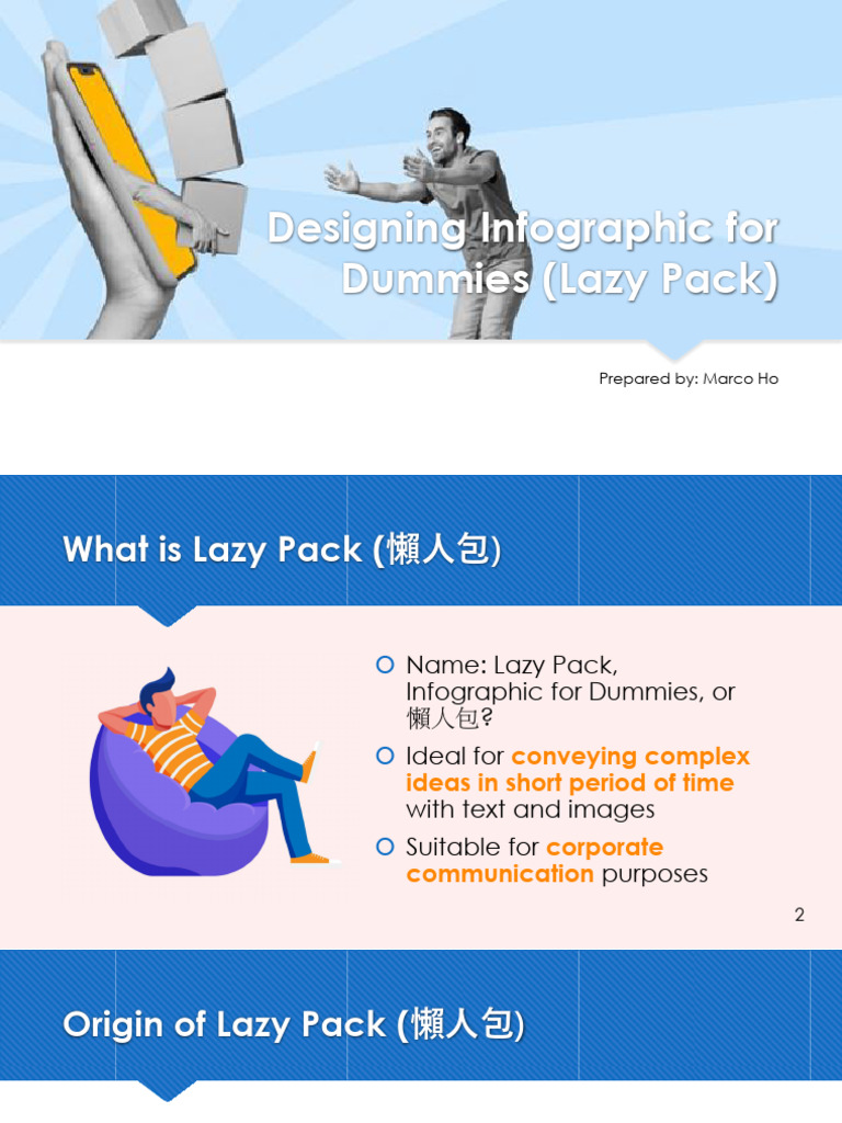 Designing Effective Lazy Packs | PDF | Infographics | Typefaces