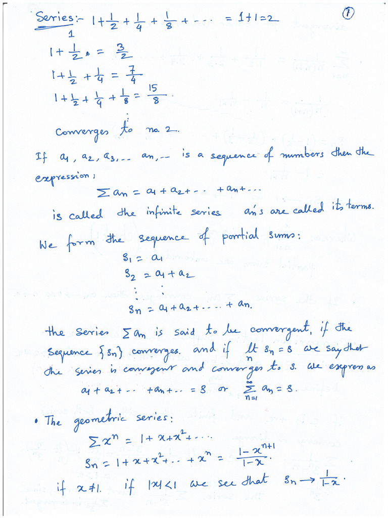 Convergence Test | PDF