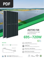 Astronergy 600W Bifacial Module Specs | PDF | Electricity | Electrical ...