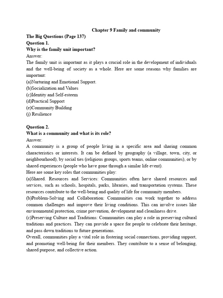 Family and Community Impact on Growth | PDF | Family | Social Psychology