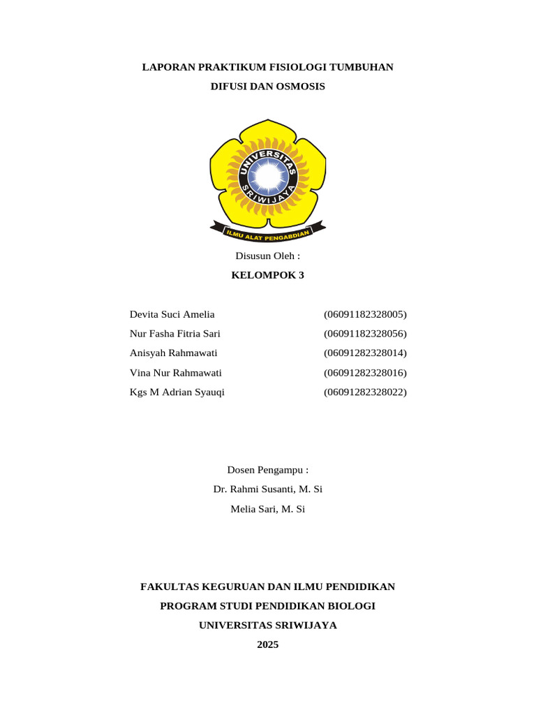 Osmosis dan Difusi pada Wortel | PDF
