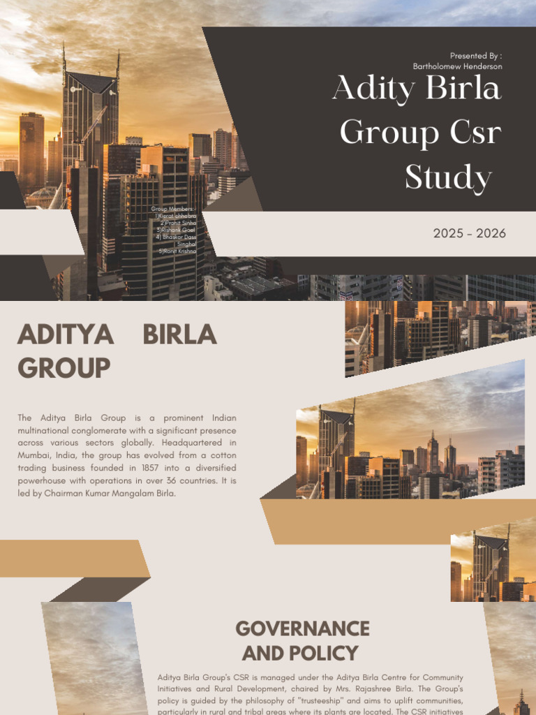 The Aditya Birla Group Is A Prominent Indian Multinational Conglomerate ...
