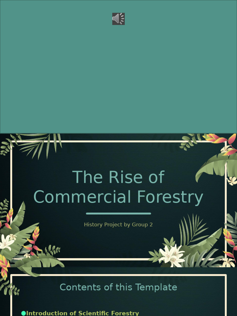 Rise of Commercial Forestry in India | PDF | Agriculture | Forests