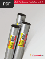 EMT Conduit and Fittings Data Sheet | PDF | Electricity | Electrical ...
