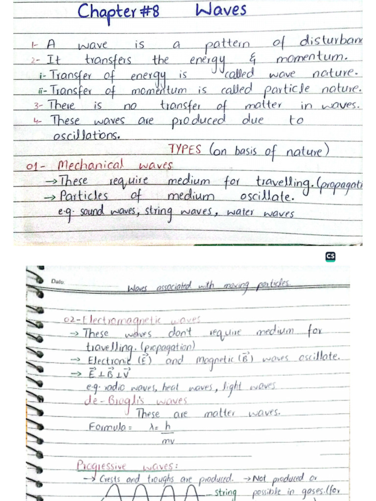 Waves Notes | PDF