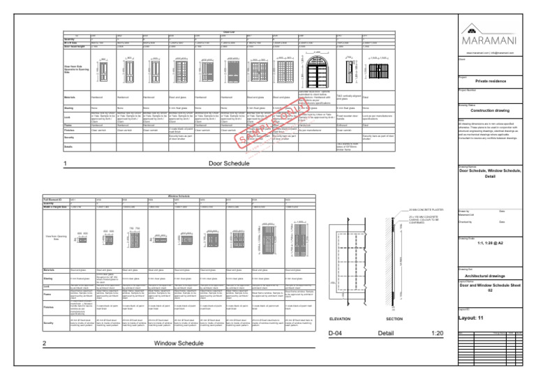 Door and Window Schedule Document | PDF | Window | Lumber