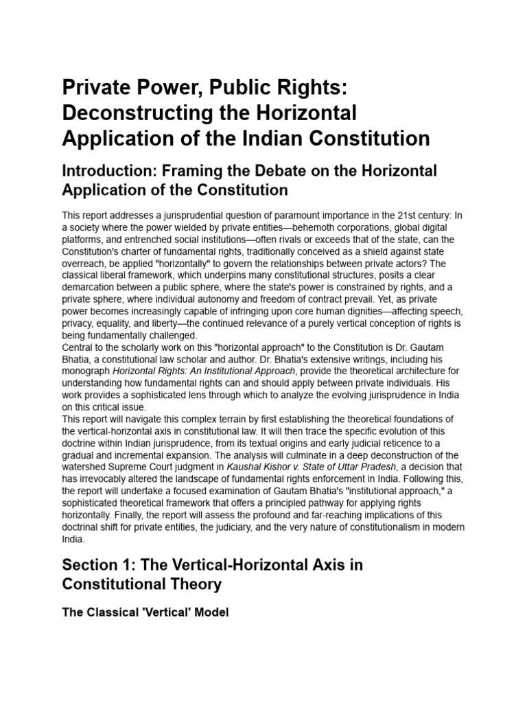 Private Power, Public Rights - Deconstructing The H... | PDF | Privacy ...