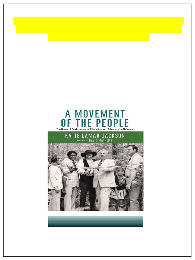 A Movement of The People. The Roots of Environmental Education and ...