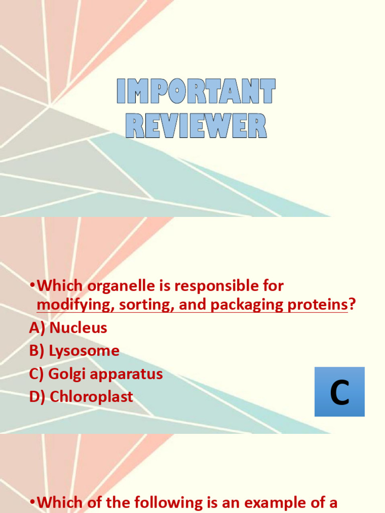 Biology and Chemistry Review Questions | PDF