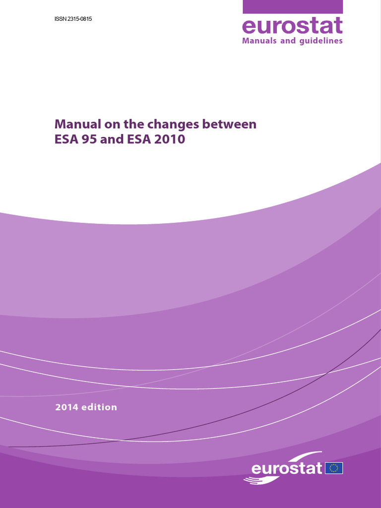 ESA 95 to ESA 2010 Changes Manual | PDF | Consumption Of Fixed Capital ...