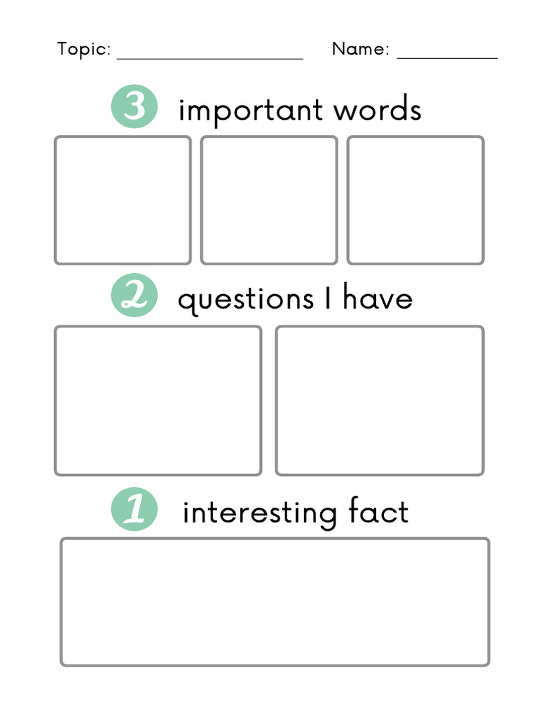 Important Words: Topic: Name | PDF