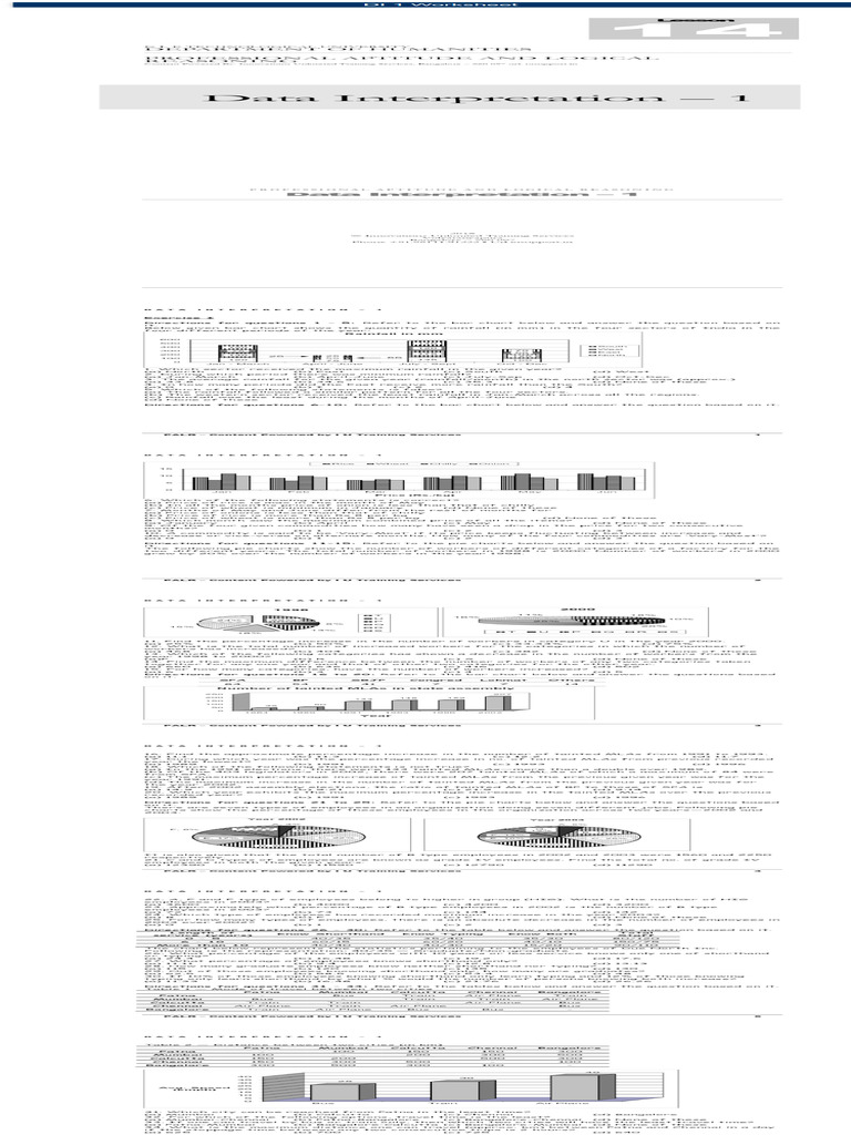 Data Interpretation 1 | PDF