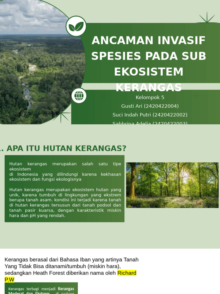 Dampak Spesies Invasif di Hutan Kerangas | PDF