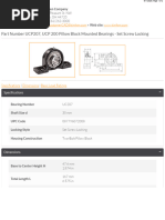 UCP 212 Mounted Bearing Specifications | PDF | Screw | License