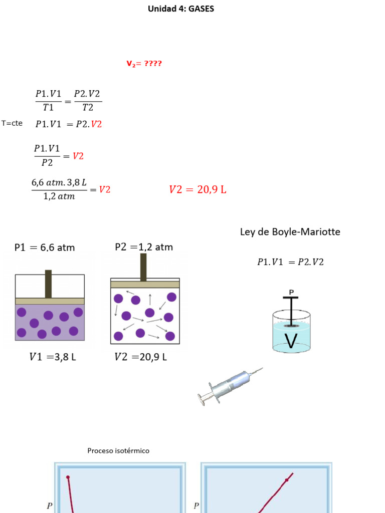 3 Unidad 4 - Gases | PDF | Gases | Mecánica de Medios Continuos