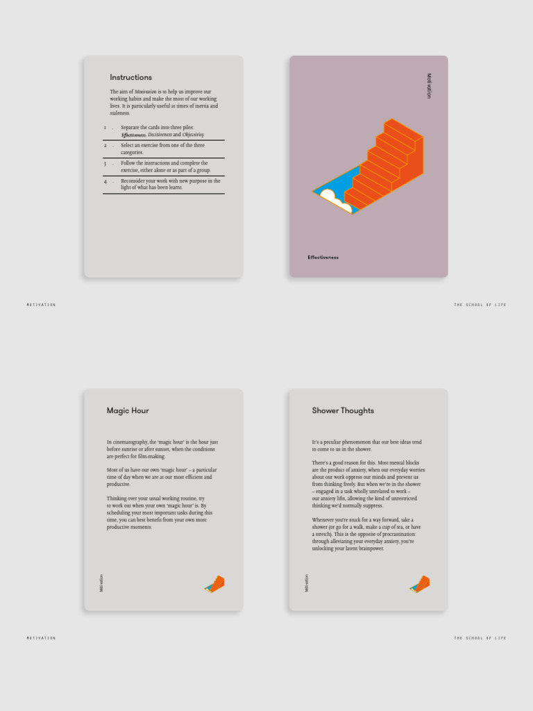 Motivation Cards Preview | PDF | Motivation | Motivational