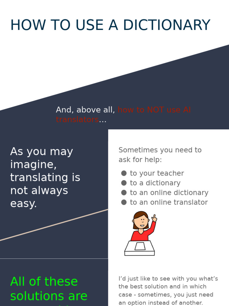 Effective Dictionary Use for Students | PDF | Translations | Linguistics