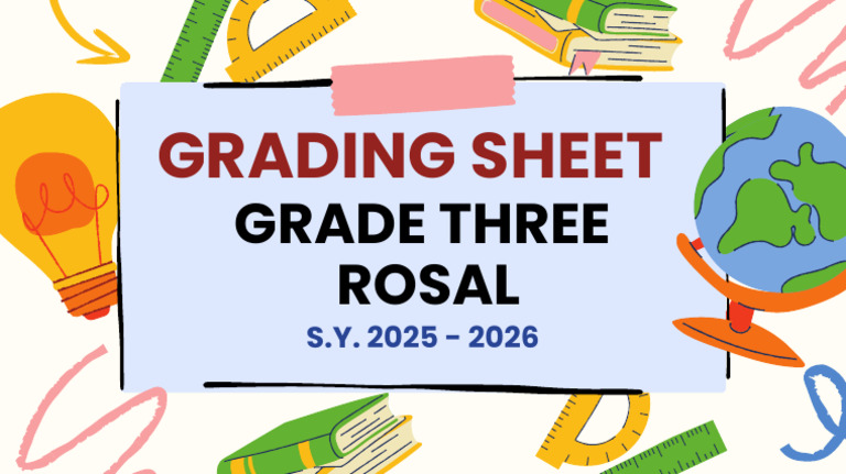 Grading Sheet Cover | PDF