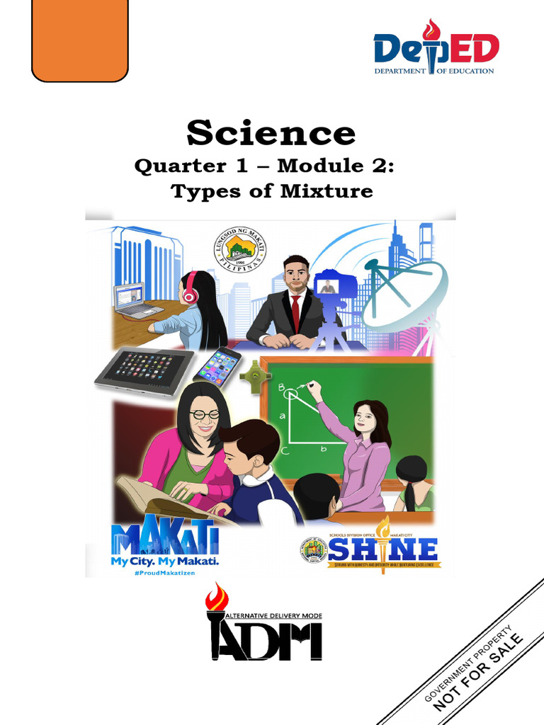 Sci6 q1 Mod2 TypesOfMixture | PDF | Mixture | Chemical Substances