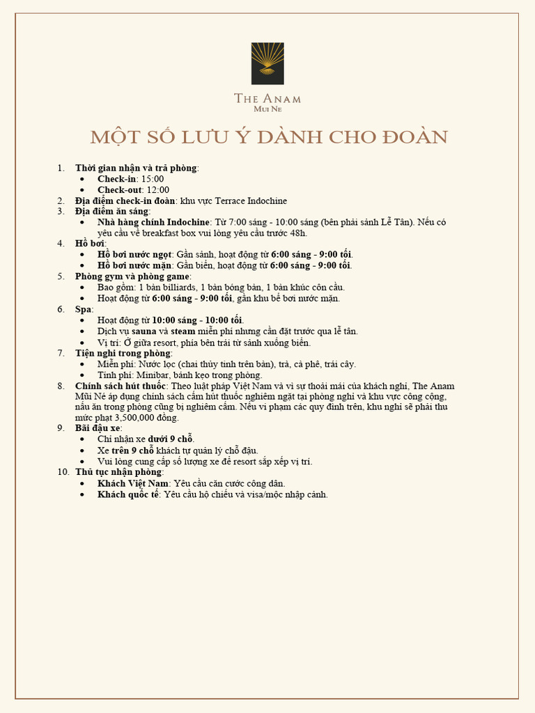 Special Note For Group | PDF