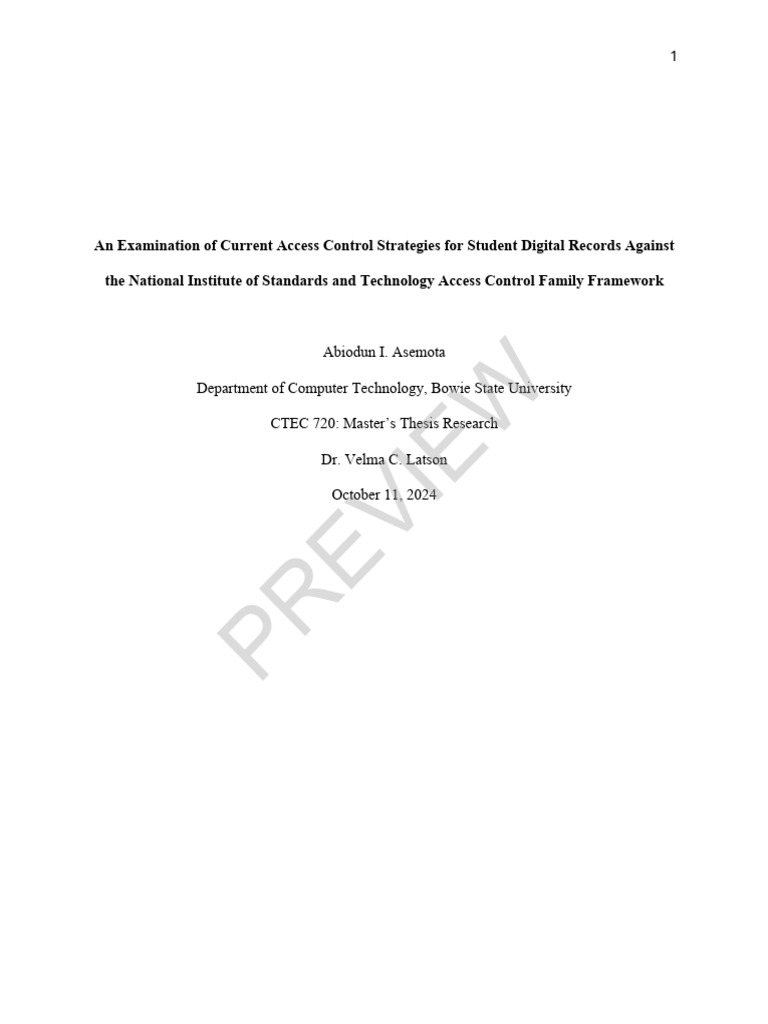 Access Control in K-12 Student Records | PDF | Security | Computer Security