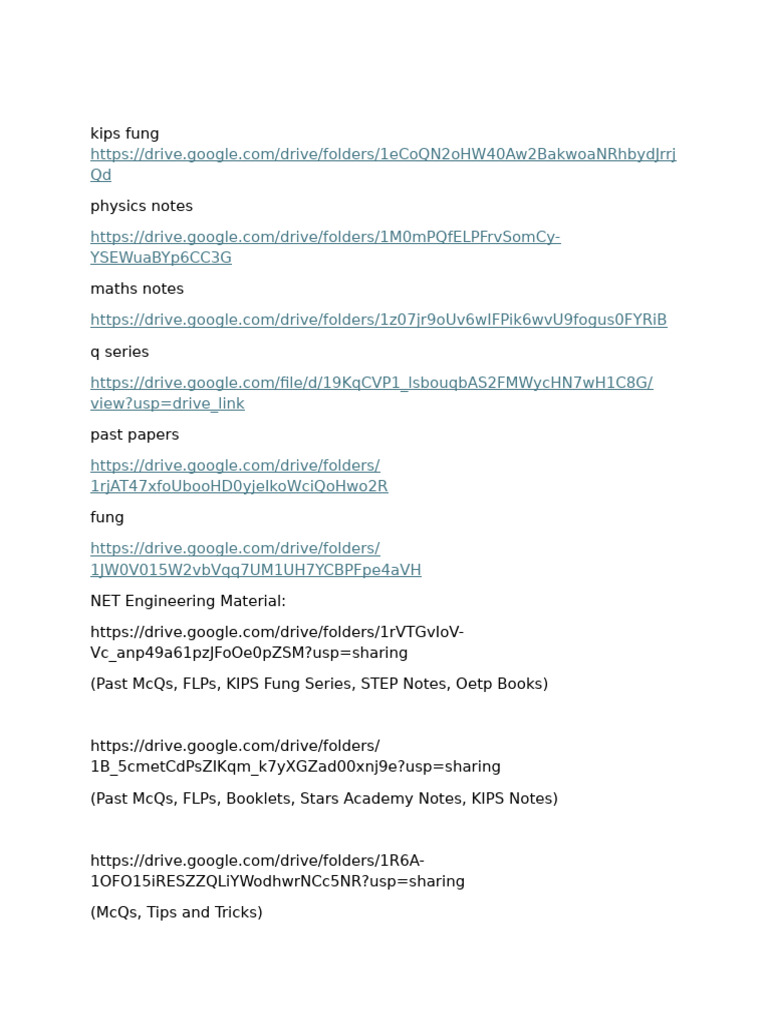 KIPS Fung Series Study Resources | PDF
