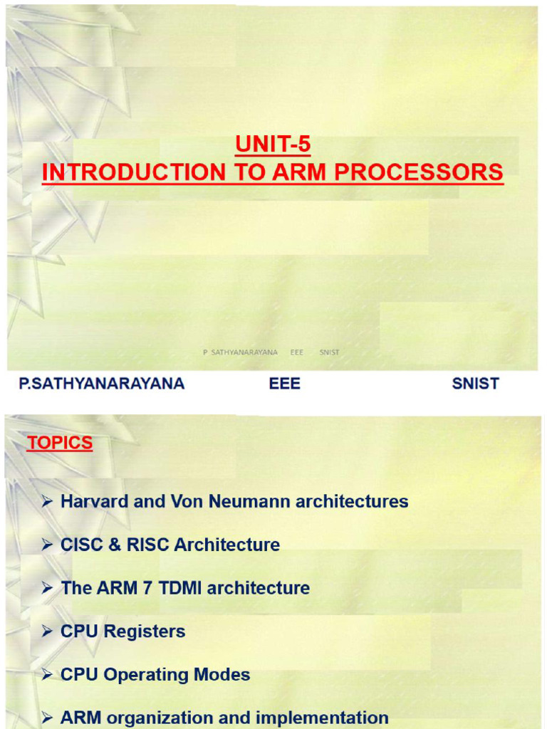 MPMC - UNIT - 5microprocessor and Microcontrollers | PDF