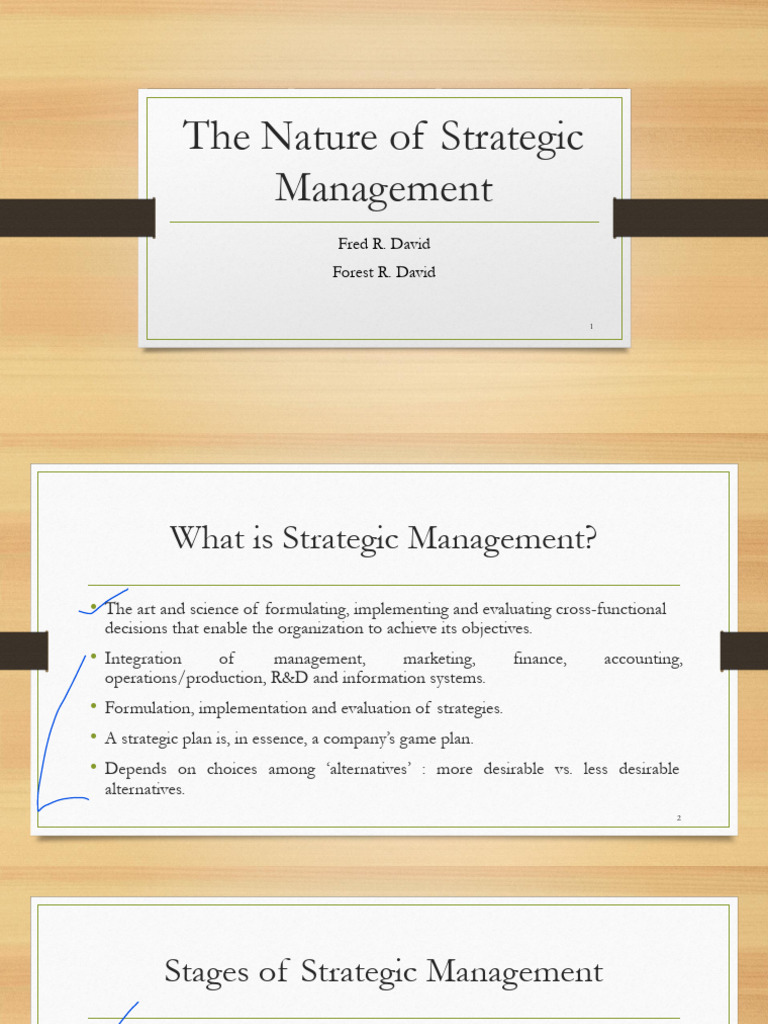 Strategic Management Lecture 1 2 | PDF | Strategic Management | Policy