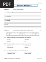 2023 T1 Geo 9 WORKSHEETS | PDF | Contour Line | Latitude