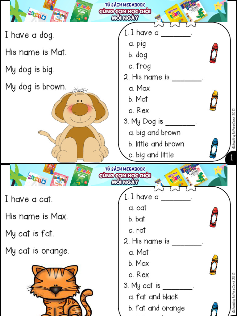Grade 1 Beginner Reading Activities | PDF | Zoology