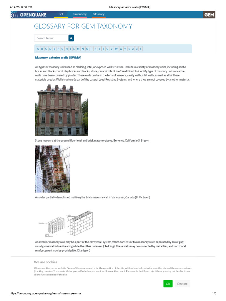 Overview of Masonry Exterior Walls | PDF | Masonry | Wall